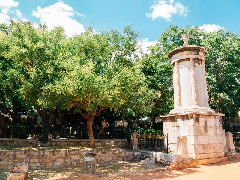 Discover the Stunning Choragic Monument of Lysicrates in Athens