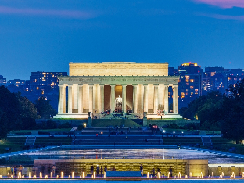 Entdecken Sie das Lincoln-Denkmal: Ein Symbol der Entschlossenheit in ...