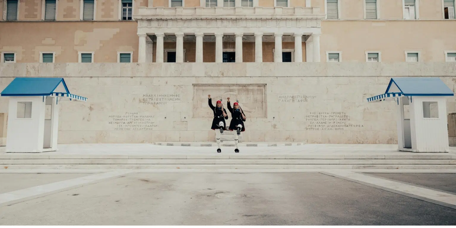 The Evzones in Athens: Symbols of Tradition and Pride