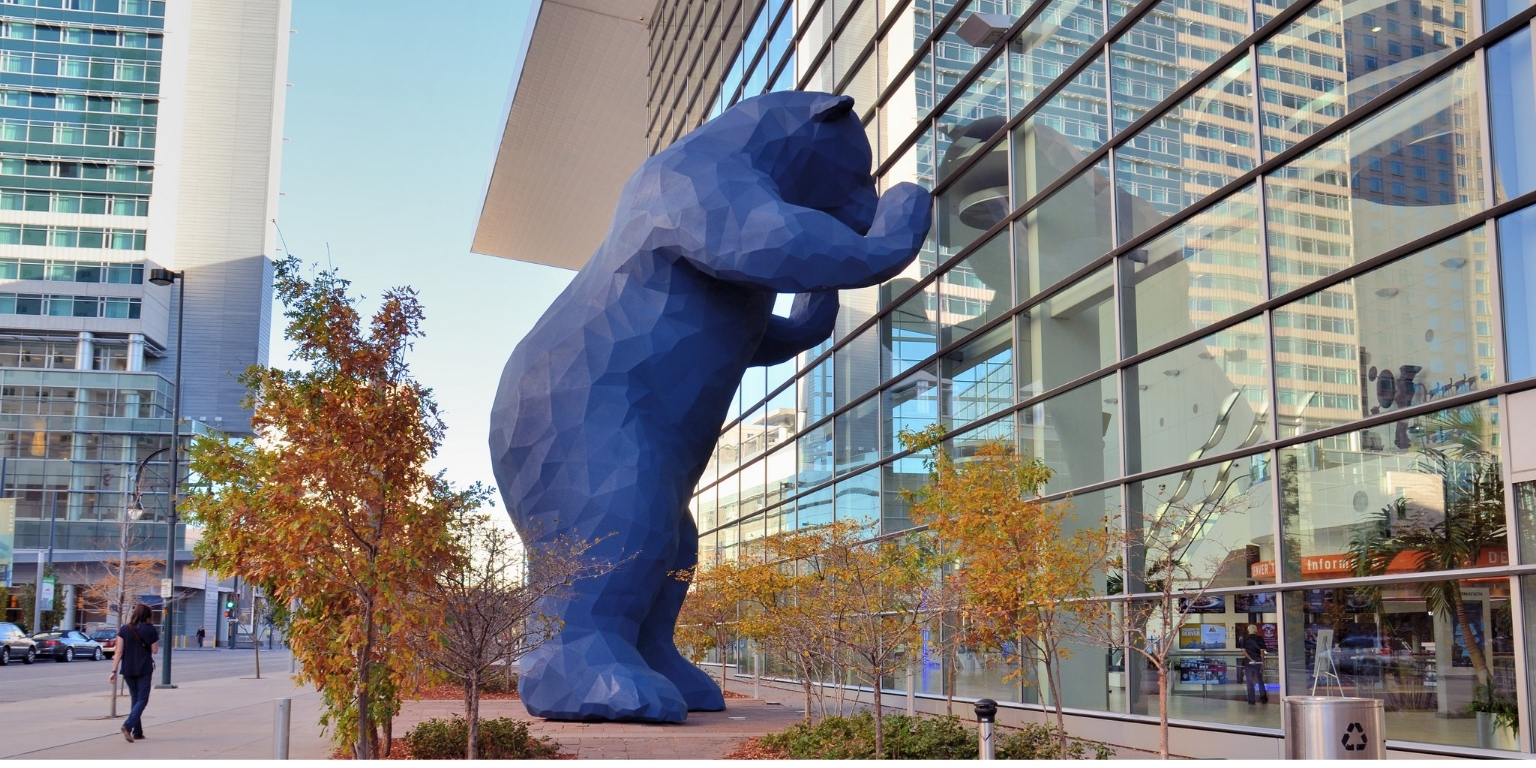 Discover Denver's Big Blue Bear Statue: A Unique Landmark